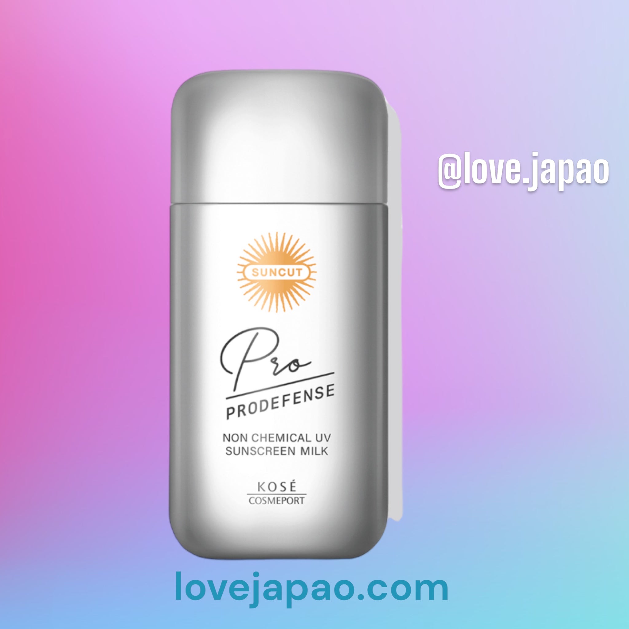 Kosé SUNCUT UV Milk Pro Defense non-chemical prodefense. 60ml – LoveJapao